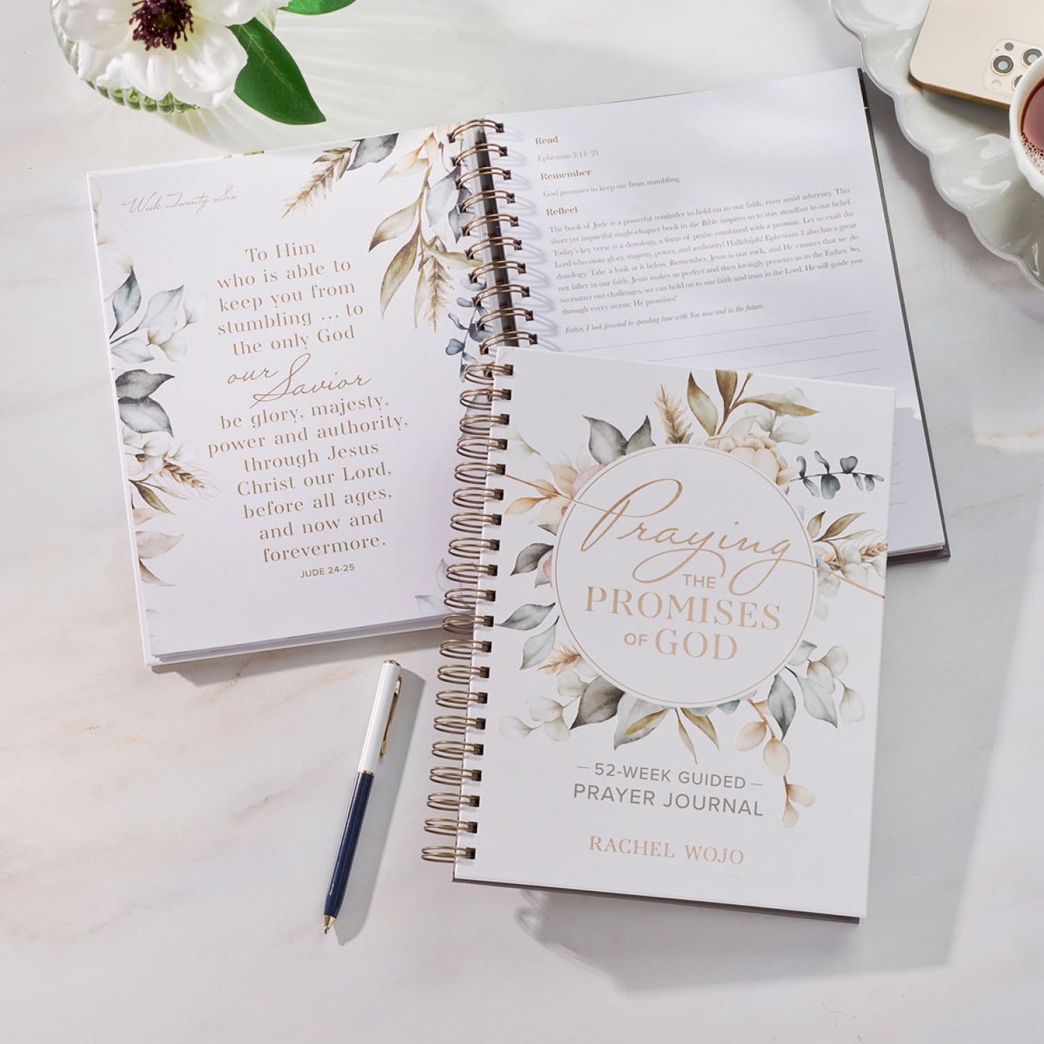 GB303-Praying the Promises of God: A 52-Week Guided Spiral Prayer Journal