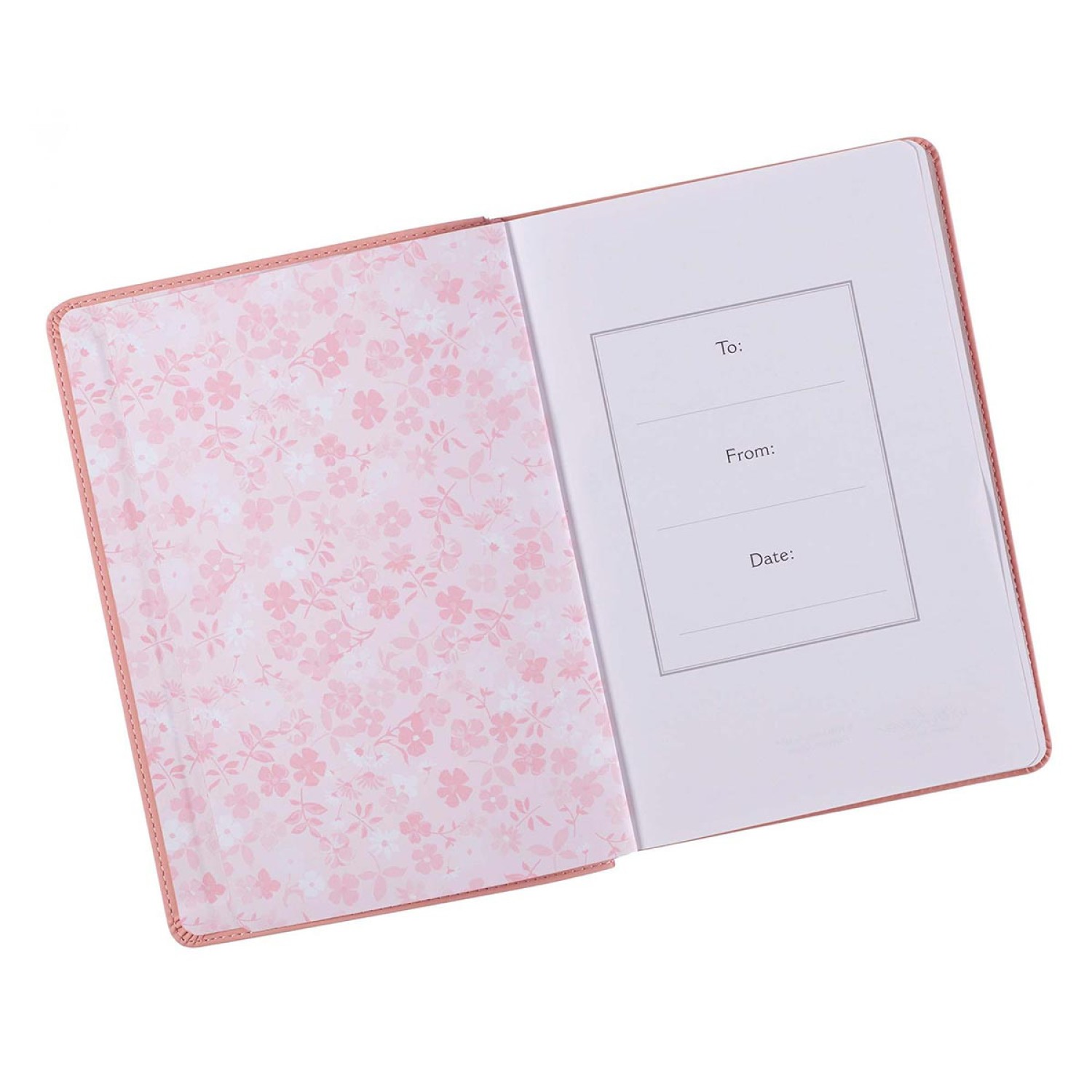 JL402-Faith Plants The Seed Pink Faux Leather Christian Journals 基督教日記本