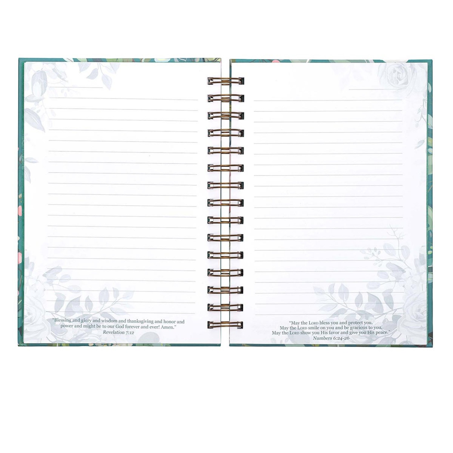 JLW064-That My Joy May Be In You Large Wirebound Journal in Teal - John ...