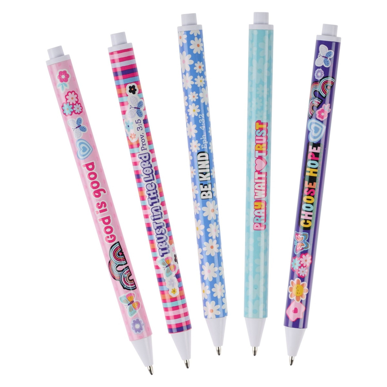 PEN391-Shine for Jesus Blue Ink Ballpoint Pen Set 基督教原子筆套裝