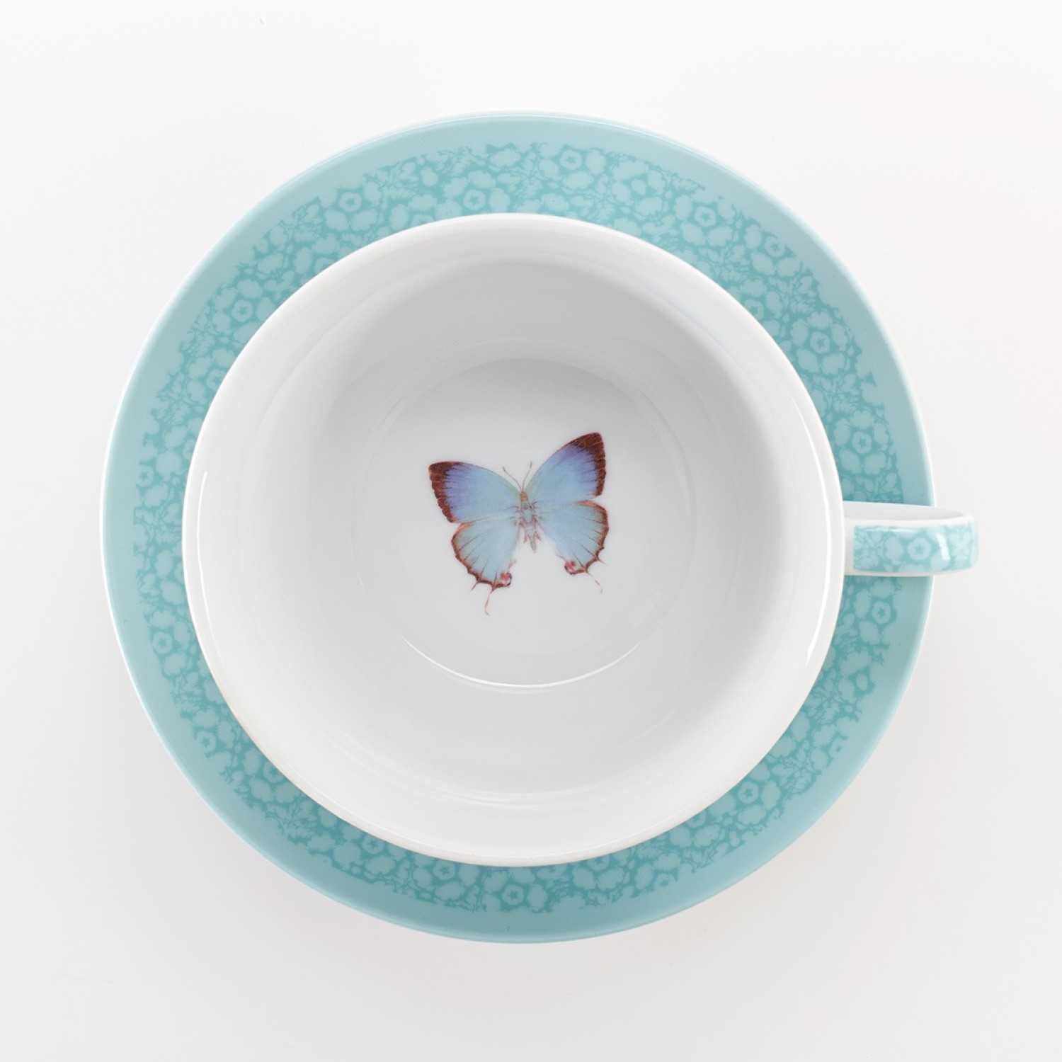 TPS003-Grace Blue Butterfly Blessings Christian Tea Set - ENI Gifts
